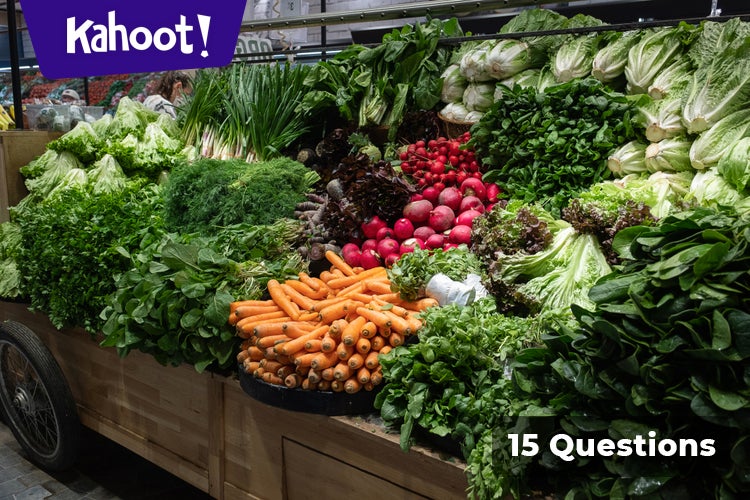 Vocabulary Practice : Vegetables (Gemüse) - Kahoot! Quiz