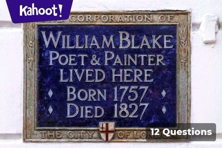 "London" by William Blake: Poetry Quick Check! - Kahoot! Quiz