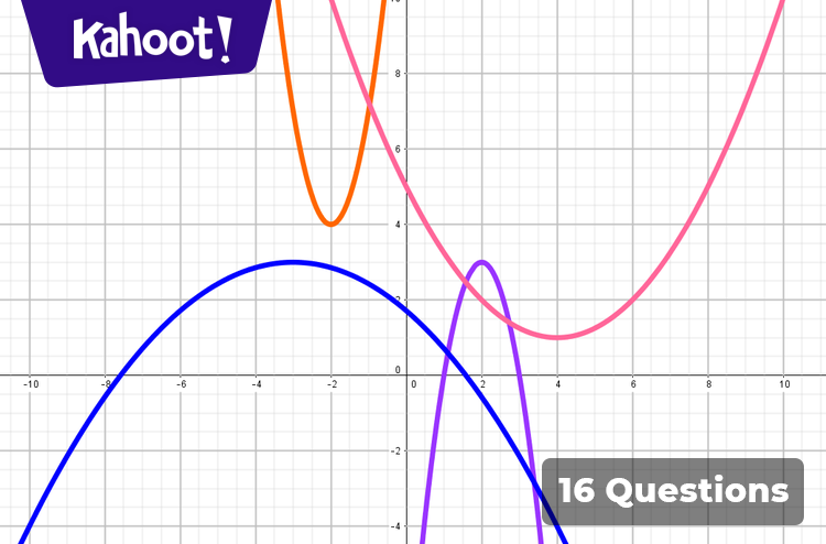 Algebra 2 Fall Semester Review! Units 1-3 Part A - Kahoot! Quiz