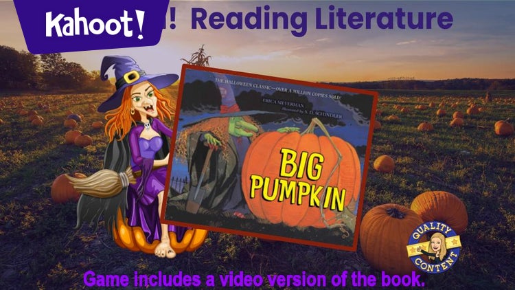 Halloween Reading: Big Pumpkin by Erica Silverman - Kahoot! Quiz