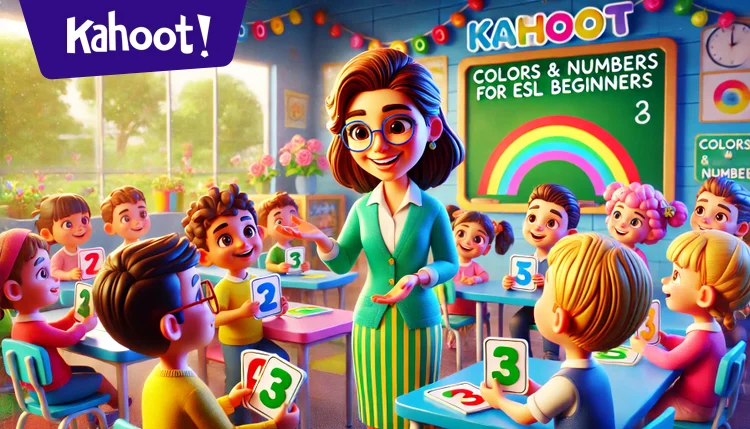 Colors & Numbers for ESL Beginners ESL初学颜色和数字 - Kahoot! Quiz