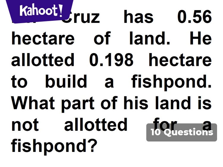 Weeks 3-4 Pre Assessment (Online) - Aguinaldo - Kahoot! Quiz