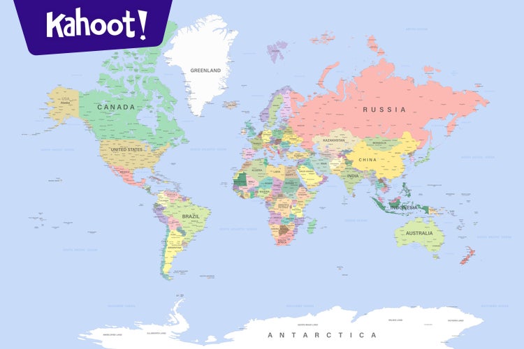 Guess the country on the map #4 - Extreme - Kahoot! Quiz