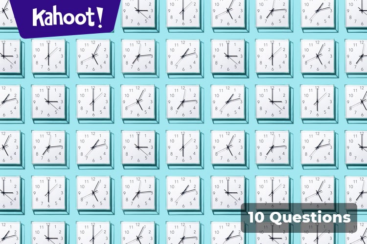 Uhrzeit - Kahoot! Quiz