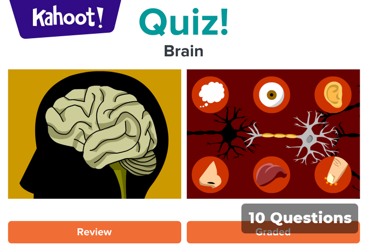BrainPOP: Brain - Kahoot! Quiz