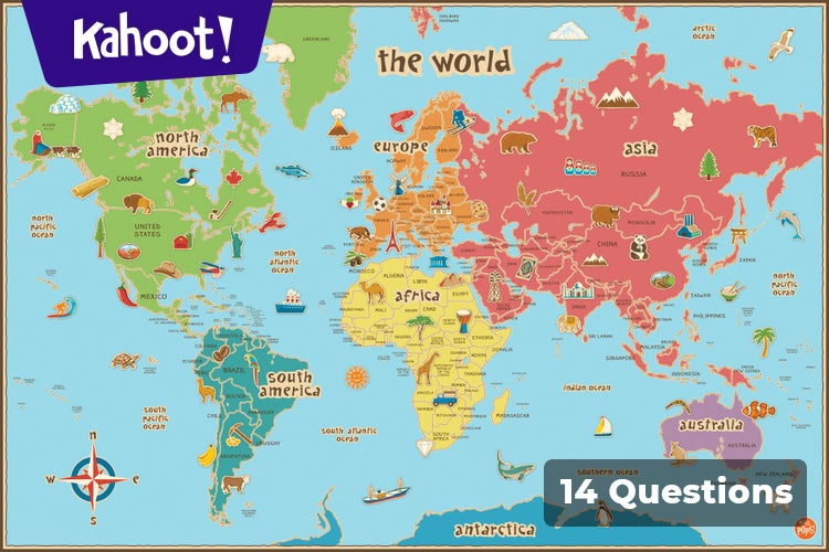 Year 4/5 Location + Maps Pre-test - Kahoot! Quiz
