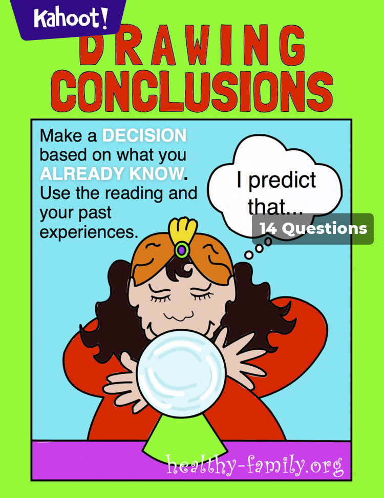 Pt2 Drawing Conclusions Cards 4th+ grade - Kahoot! Quiz
