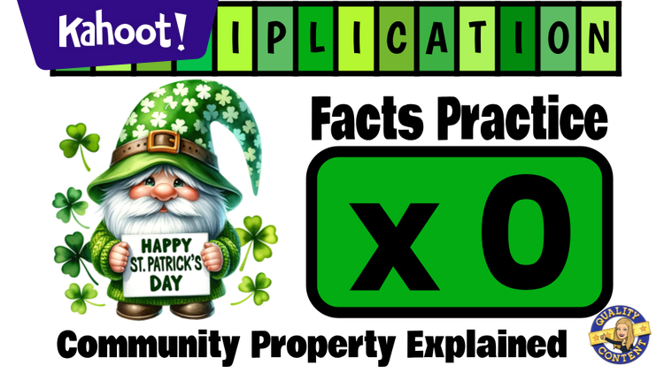 Multiplication Facts x0 ~ March Practice - Kahoot! Quiz