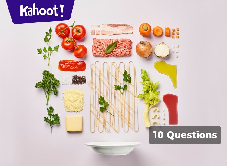 HS - Food - vocabulary - Kahoot! Quiz