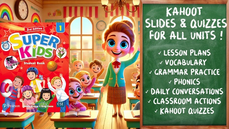 SuperKids Level 1: Interactive Kahoot Course for Engaging ESL Classroo ...