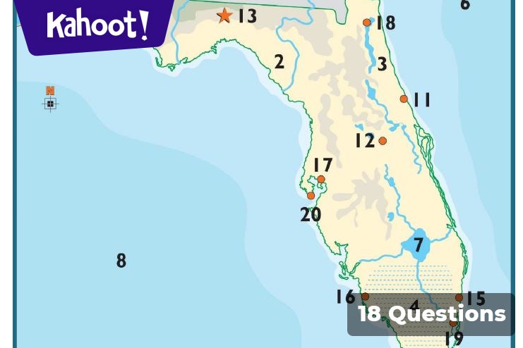 Florida Map - Kahoot! Quiz