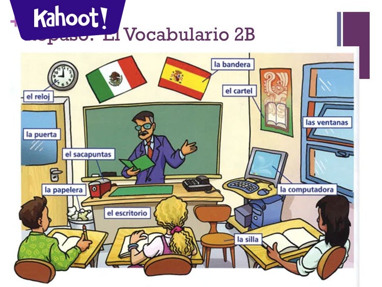 Spanish 1 Auténtico Ch. 2B - Kahoot! Quiz