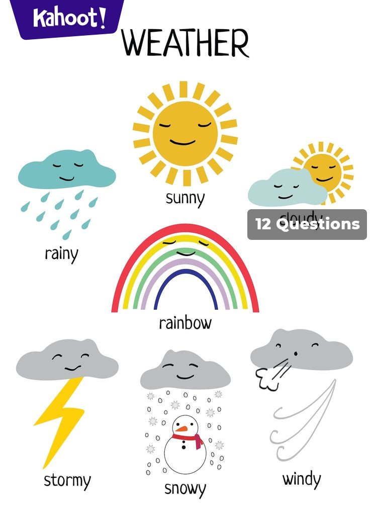 Weather - Kahoot! Quiz