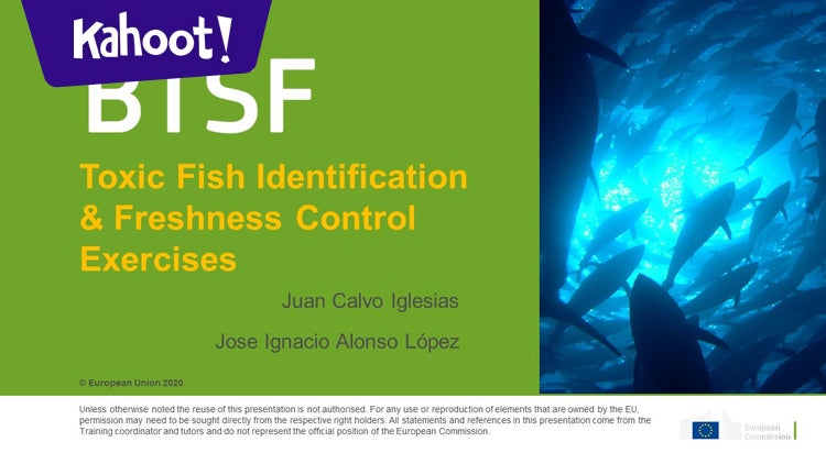 TOXIC FISH AND FRESHNESS WS - Kahoot! Quiz