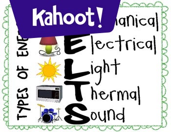 1st Grade Forms of Energy (TEK 1.6 A) - Kahoot! Quiz