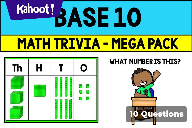 Math Review - Math Trivia - Mega Pack - Base Ten Blocks (Base 10 ...