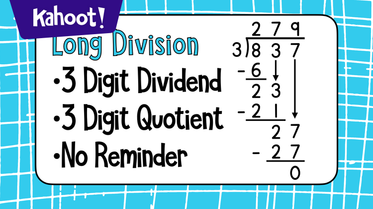 Division: Long Division with 3 Digit Dividends - 3 digit quotients -No ...