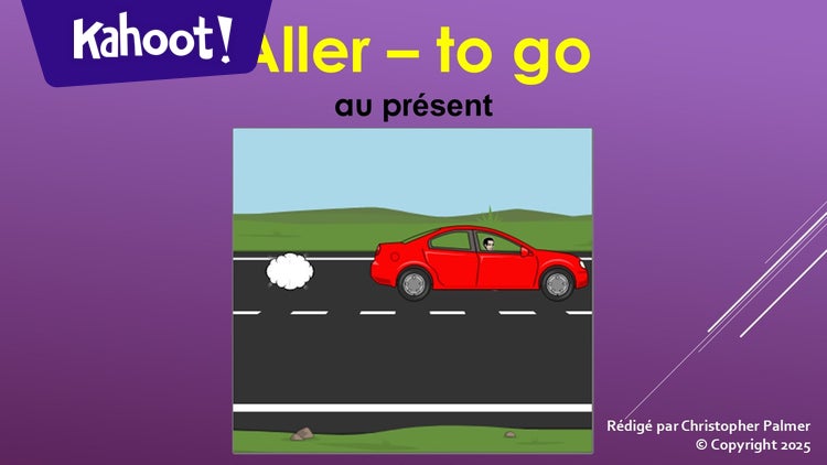 Aller au présent (je/tu/il/elle/on) - Niveau 3 - Kahoot! Quiz