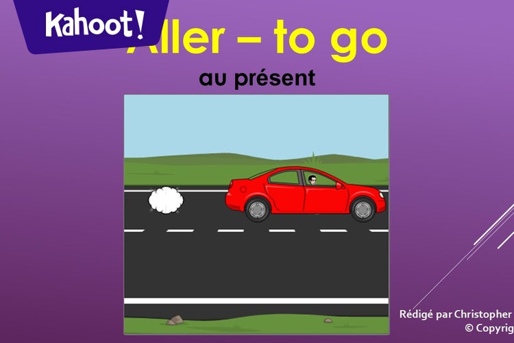 Aller au présent (je/tu/il/elle/on) - Niveau 2 - Kahoot! Quiz