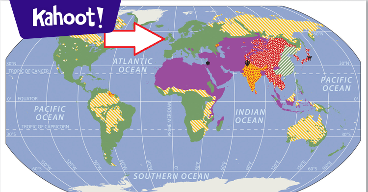 World Religions Map/Test - Kahoot! Quiz
