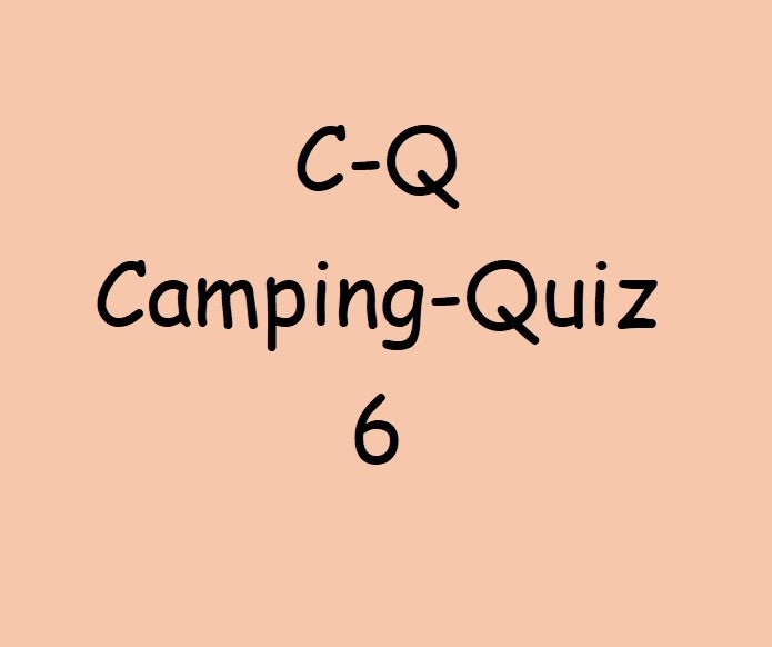C-Q Camping-Quiz 6 - Kahoot! Quiz