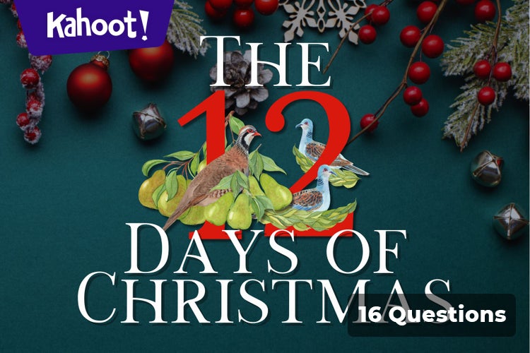 The 12 Days of Christmas - Ordinal Numbers - Kahoot! Quiz