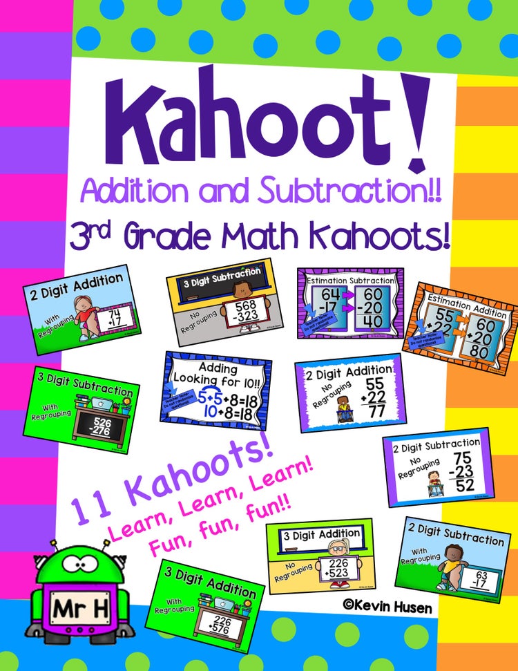 Addition and Subtraction (3rd Grade Math Kahoots!) Third Grade - Kahoot ...