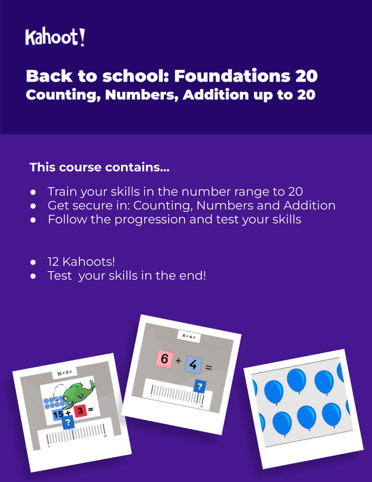 Math up to 20 - Back to school Megapack: Addition, Numbers, Counting ...