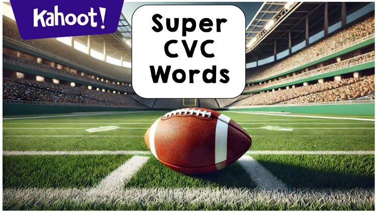 Super Bowl CVC Words (24 Questions) - Kahoot! Quiz