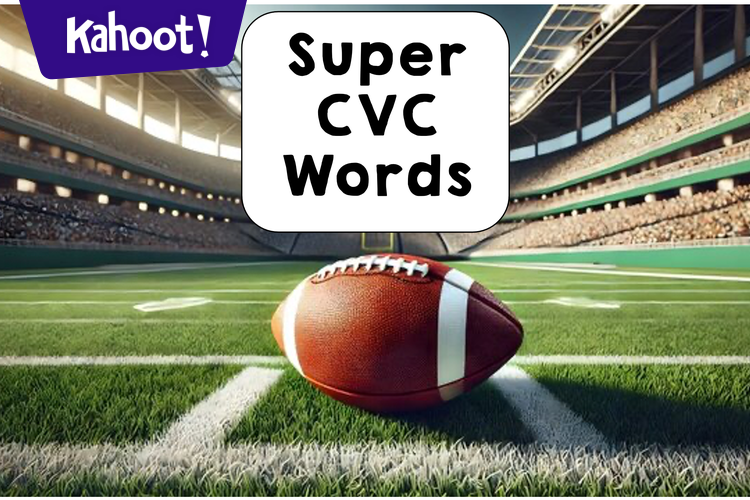 Super Bowl CVC Words (24 Questions) - Kahoot! Quiz