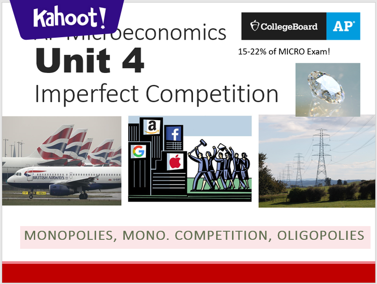 AP MICRO Unit 4 - Imperfect Competition - Kahoot! Quiz