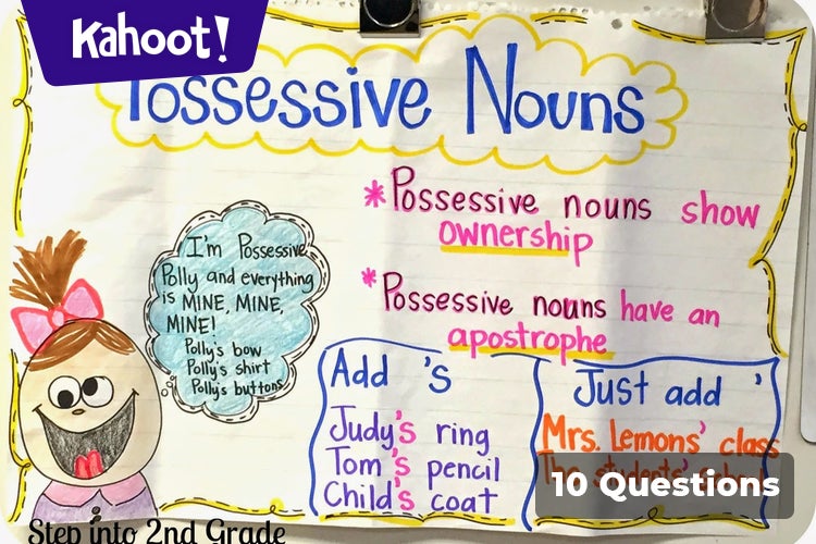 Review Possessive Nouns and Plural Nouns - Kahoot! Quiz