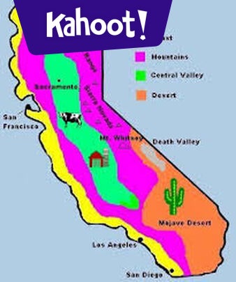 California Regions Review - Kahoot! Quiz