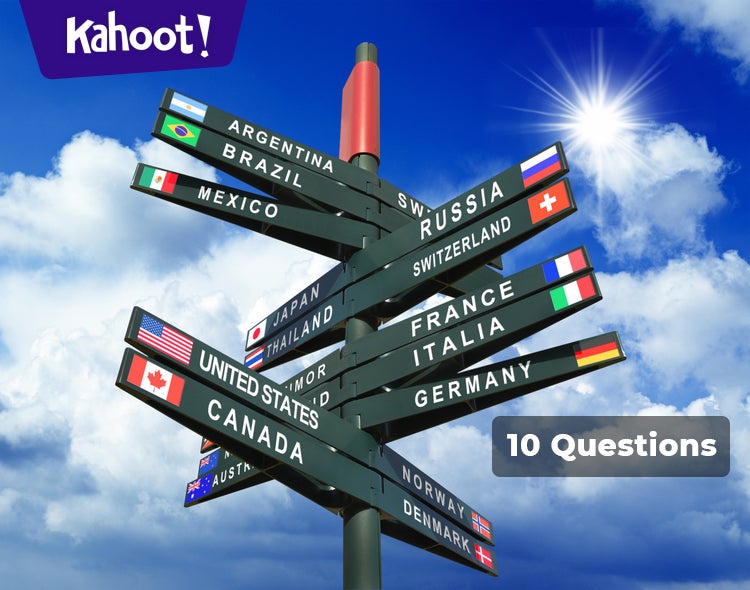 National flags: interesting facts - Kahoot! Quiz