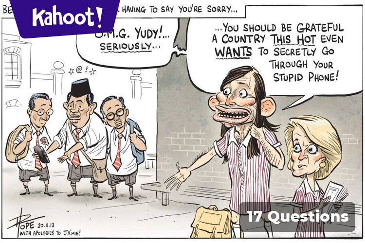 Political Cartoon Techniques - Kahoot! Quiz