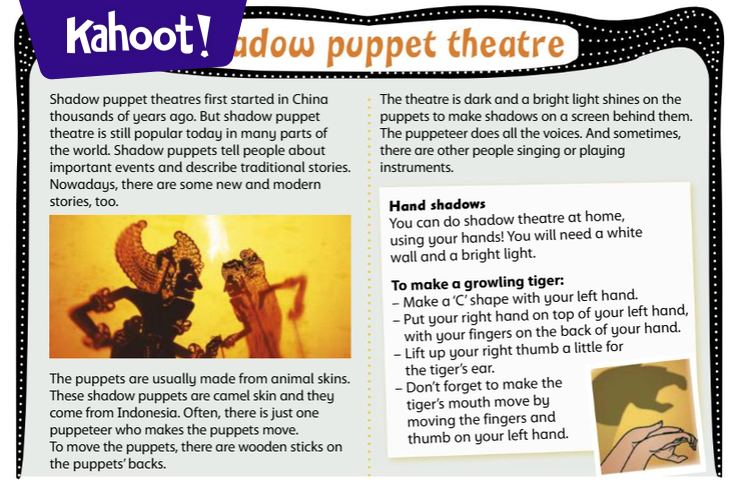 Unit 5 Lesson 3 Skills time - Kahoot! Quiz
