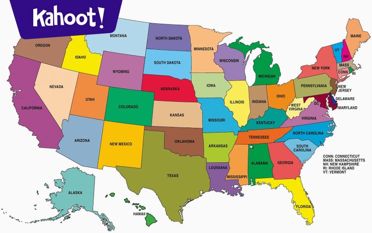 State Locations 2 - Kahoot! Quiz