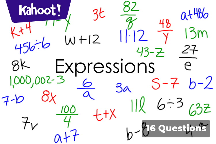 4th grade Algebra Concepts Day 1 (Variables & Expressions) - Kahoot! Quiz