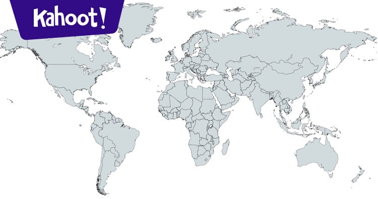 50 Countries of the world - highlighted (random) - Kahoot! Quiz