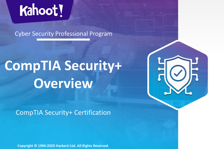 Security + Overview 01 - Kahoot! Quiz