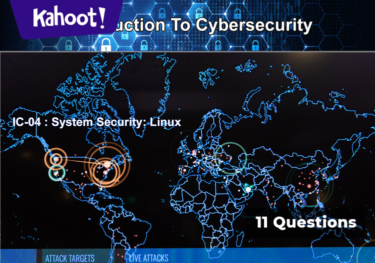 Duplicate of IC04-AI-System Security-Linux - Kahoot! Quiz