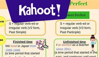 Present perfect vs past simple - Kahoot! Quiz