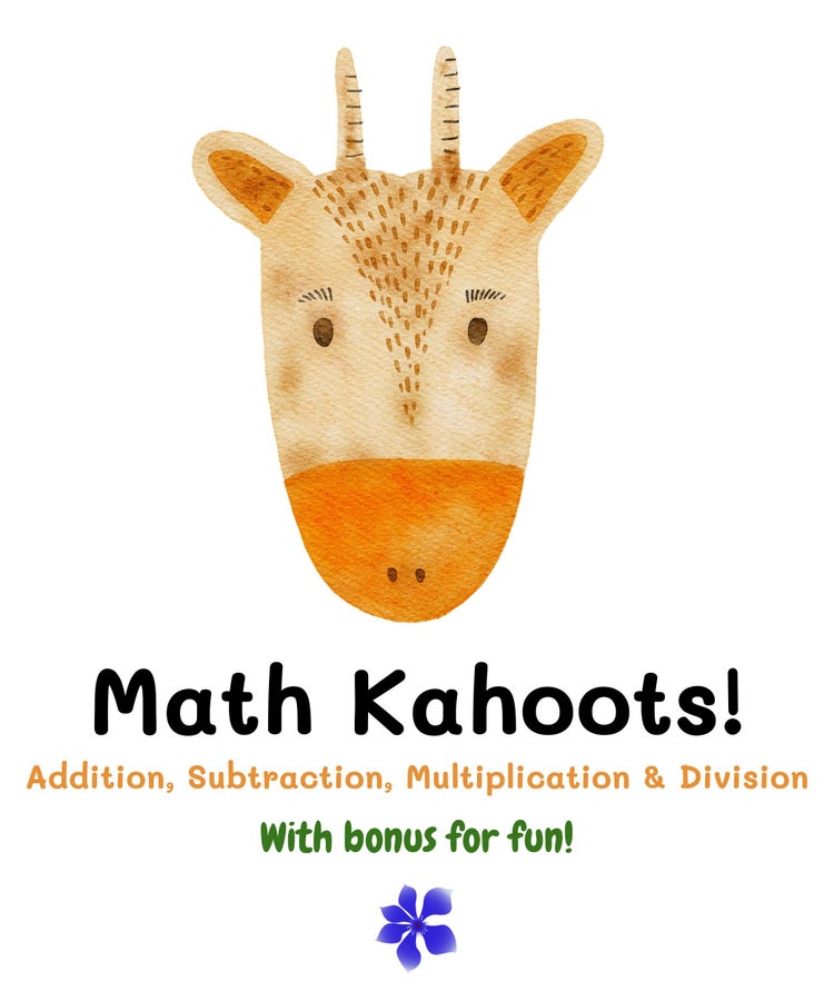 Mixed Math Kahoots! - Addition, Subtraction, Multiplication & Division ...