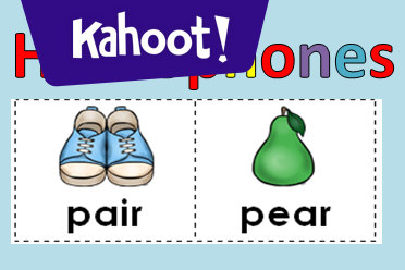 Homophones - Kahoot! Quiz