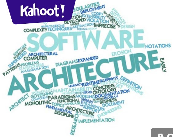 01 Intro to Software Architecture Patterns - Kahoot! Quiz