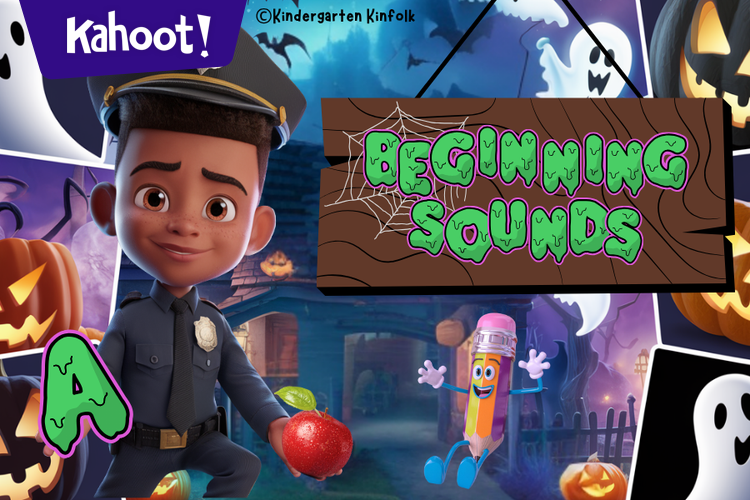 Spooky Halloween Beginning Sounds Picture Hunt (Kindergarten Reading ...