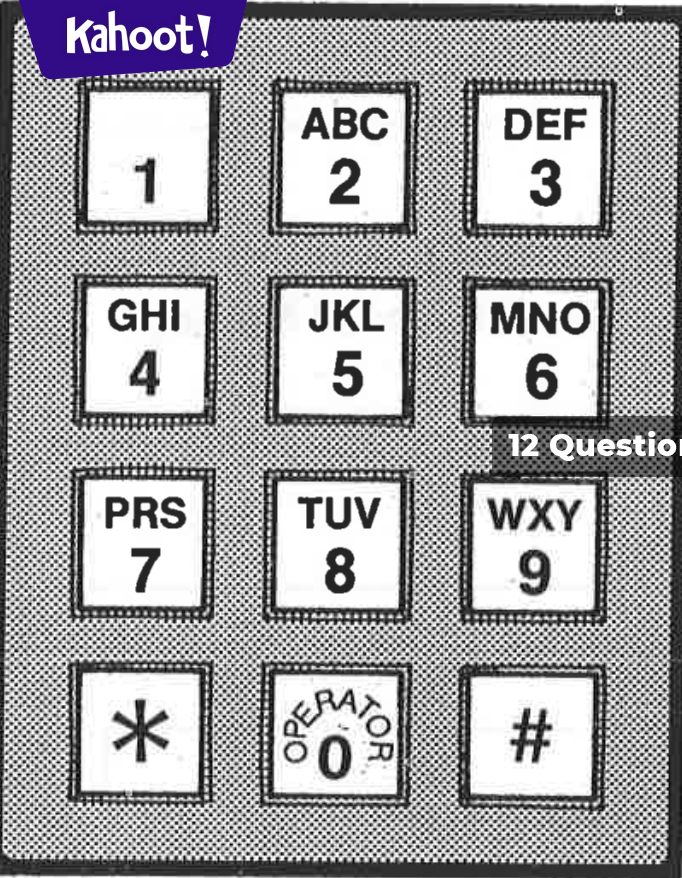 Keypad Code - Kahoot! Quiz