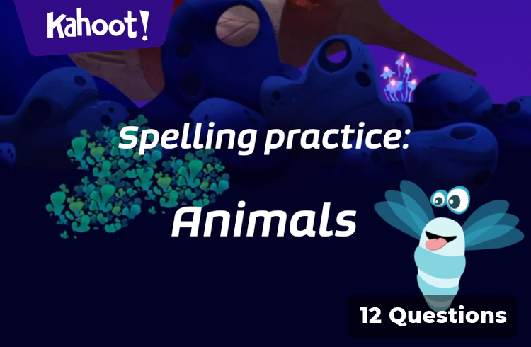 Read Aloud: Spelling Practice - Animals 🇺🇸 - Kahoot! Quiz