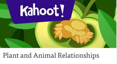 Amplify Plant and Animal relationships Final Assessment - Kahoot! Quiz