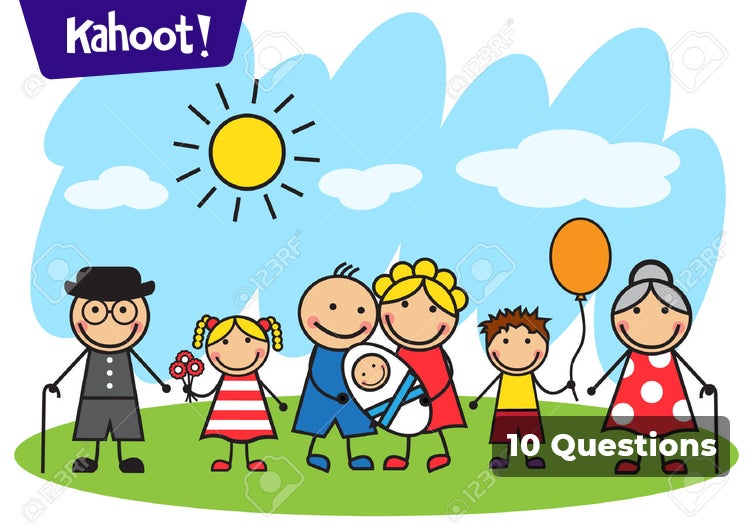 Family Vocabulary - LEVEL 1 - Kahoot! Quiz